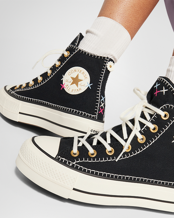 Chuck Taylor All Star Lift Crafted Stitching Platform Hi | CONVERSE ...
